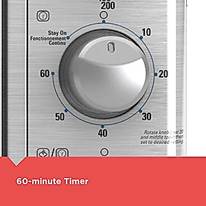 Black+Decker TO3265XSSD Extra Wide Crisp ‘N Bake Air Fry Toaster Oven, Silver, Fits 9" x 13" Pan