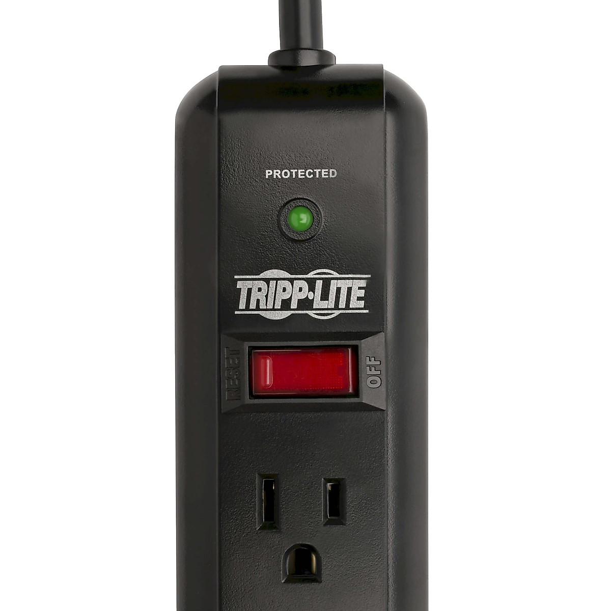Tripp Lite 7 Outlet Surge Protector Power Strip, Extra Long 12ft Cord, Black, & Dollar 25,000 Insurance (TLP712B)
