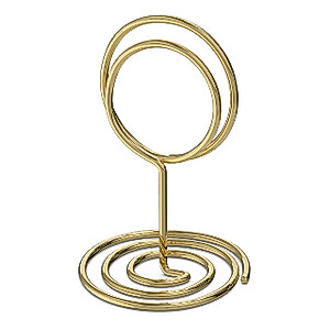 10 Pack Table Number Holders for Wedding - Gold Place Card Holder - Table Sign Holders - Picture - Photo Holders for Tables - Mini Table Number Stands Gold - Small Gold Table Number Holders Clip Stand