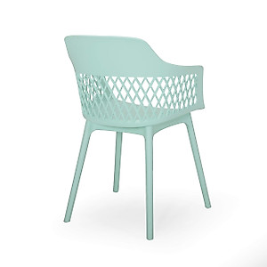 Christopher Knight Home Madeline Outdoor Dining Chair (Set of 2), Mint