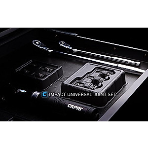 Capri Tools Premium Impact Universal Joint Set, CrMo, 3-Piece