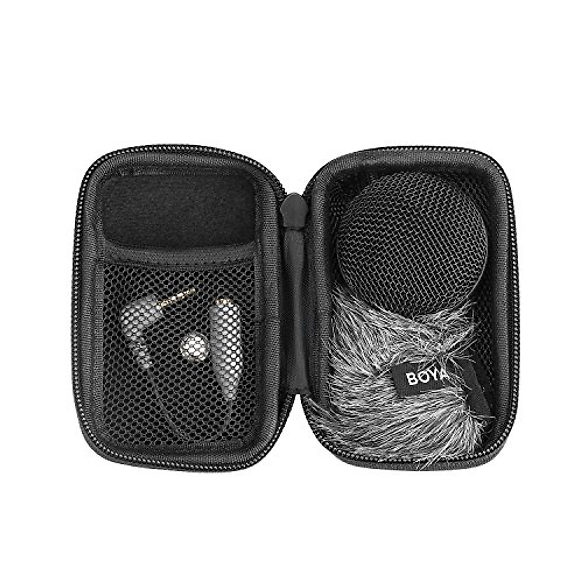 BOYA BY-MM2 Professional Omnidirectional Stereo Microphone Table Top Conference Mic with Furry Windshield for iPhone 8 8 plus, iPad Canon Nikon Sony DSLR Camera