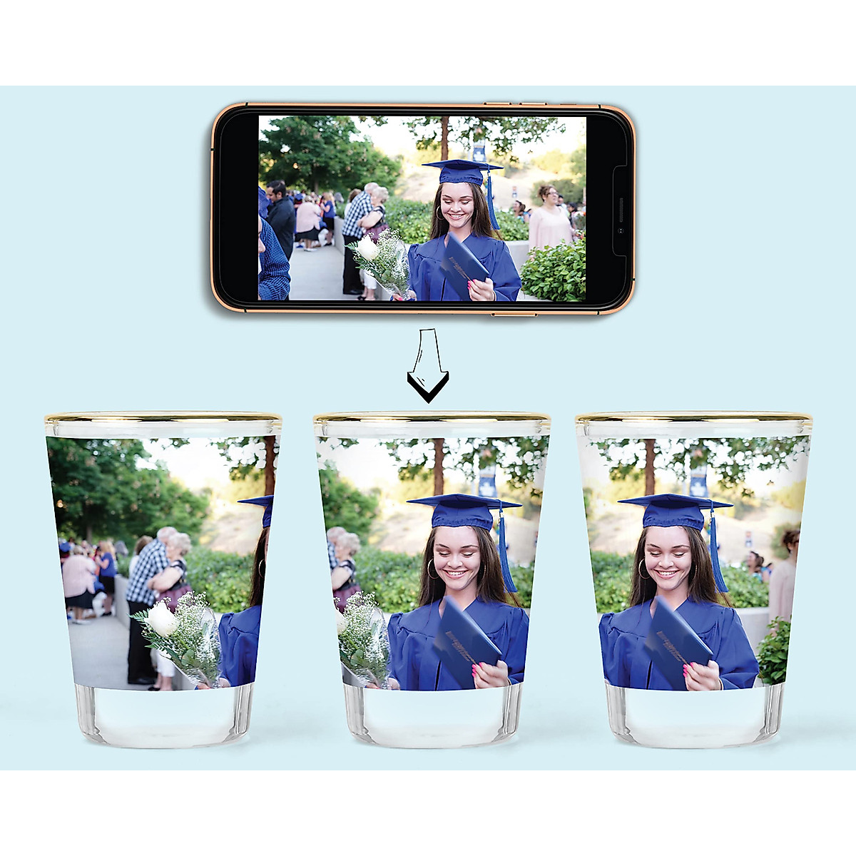 Custom Shot Glasses - Customized Shot Glass - Picture Shot Glasses - Wedding Shot Glass - Personalized Shot Glasses - Birthday Shot Glass