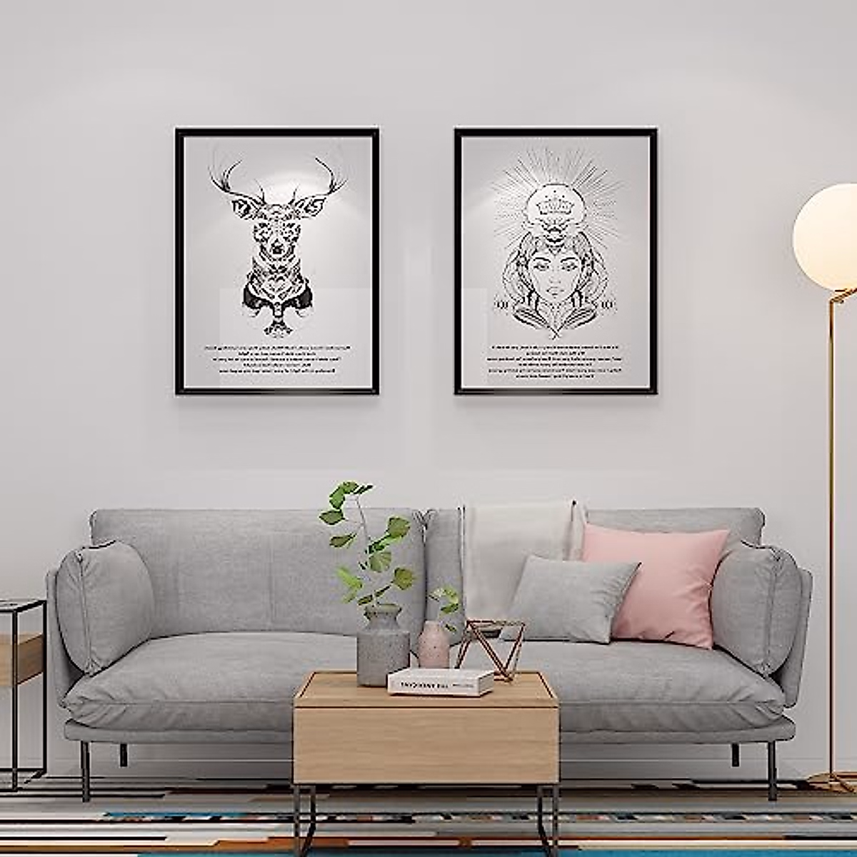 12x16 Picture Frame Set of 4 Black Wood Horizontal & Vertical, 4Pcs 16x12 Photo Frame, Bulk Frames for Wall Hanging Gallery or Tabletop Display