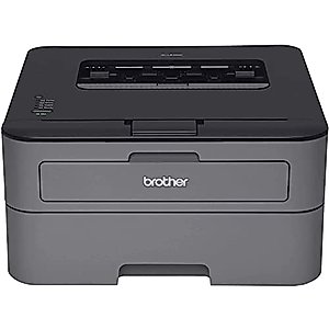 Brother Monochrome Laser Printer with Duplex Printing, 2400 x 600 DPI, up to 27 Pages per Minute, Automatic Duplex (2-Sided) Printing, Compact HL-L2300d