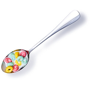 Dad's Cereal Killer Engraved Spoon Gift For Dad | Birthday | Anniversary | Christmas Stocking Stuffer | Engraved Stainless Steel 7 inches Teaspoon | Gift under $20