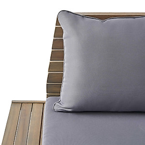 Christopher Knight Home Sedona Club Chair, 37 "W x 28.25 "D x 29.5 "H, Gray + Dark Gray