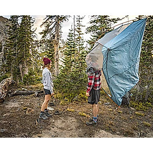 Kelty Dirt Motel Backpacking Shelter with DAC Poles, Lightweight Thru Hiking and Camping Tent, 2 Vestibule Freestanding, 2-Person