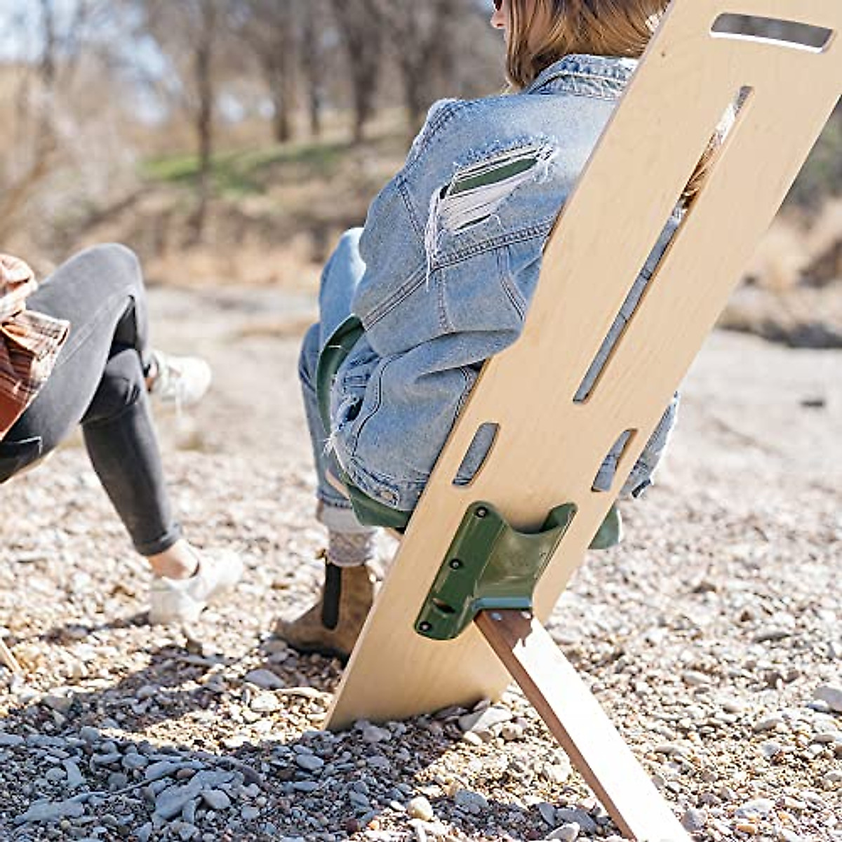 Trippy Outdoor Adirondack Chair Easy Assemble Foldable Adirondack Chair Outdoor Patio Lifetime Adirondack Chairs, Folding Adirondack Chair for Camping, Vacations, Fire Pit, Garden (Ocean Blue)