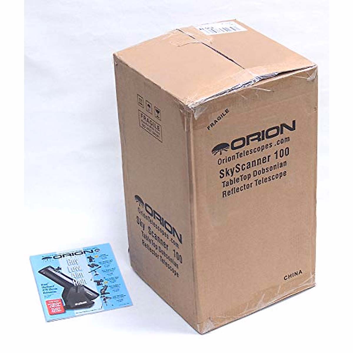 Orion 10012 SkyScanner 100mm TableTop Reflector Telescope (Burgundy)