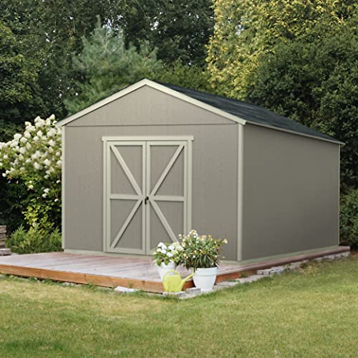 Handy Home Products Astoria 12x24 Do-It-Yourself Wooden Storage Shed