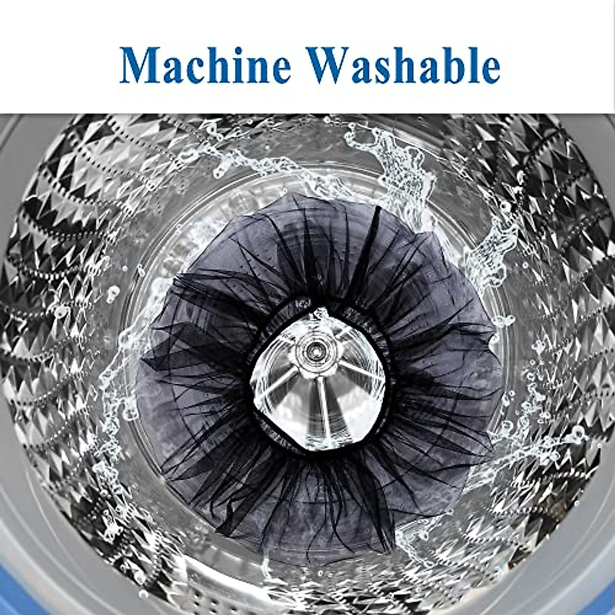 Mogoko Universal Bird Cage Seed Catcher,Seed Catcher Guard Net Cover,Parrot Nylon Mesh Net Cover,Soft Airy Cage Net Stretchy Skirt for Round Square Cages