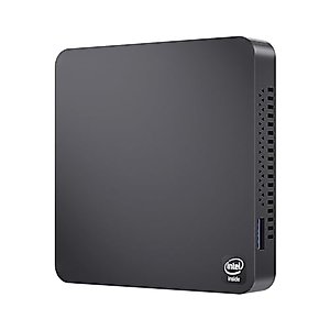 Beelink Desktop Mini PC T4 Pro, W10 PRO Intel Celeron N3350(up to 2.4GHz) Ultra-Quiet Mini Computer,4GB DDR/64GB eMMC,Dual HDMI Port,4 USB 3.0, 2.4G+5.8G WiFi, BT4.0