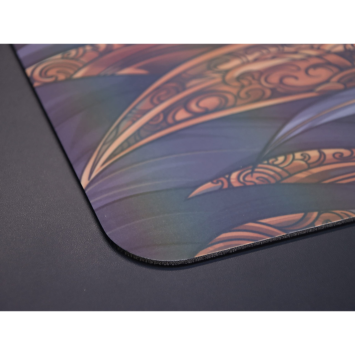 Esports Tiger Esptiger WuXiang X Gaming Mouse Pad - Large (480 x 400 x 3mm) - Non-Slip Rubber Base, Rainbow-Pearl Film