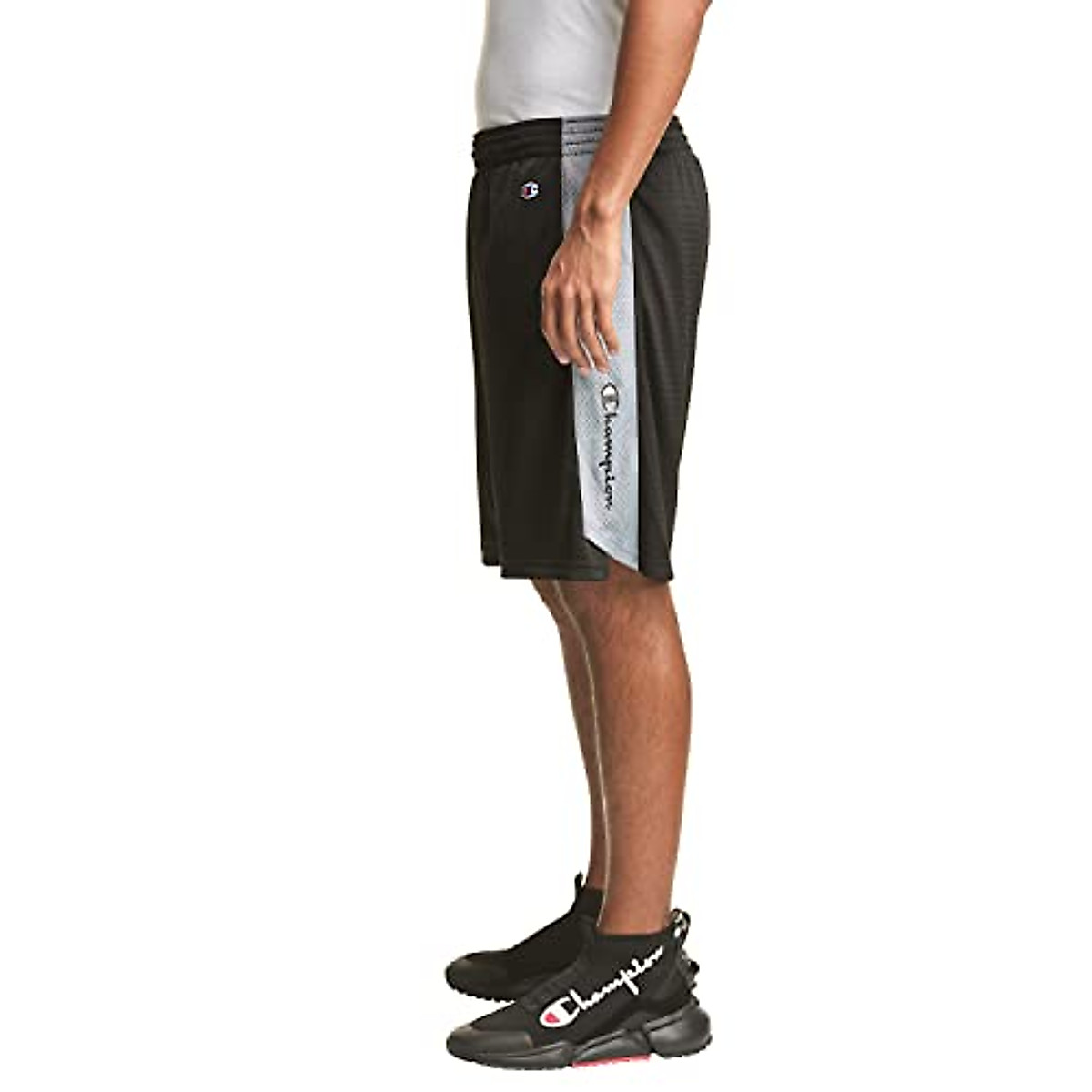 Champion Men's Mesh Basketball Short, Black, Small