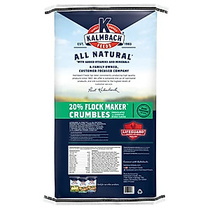 Kalmbach Feeds 20% Flock Maker Crumbles for Mixed Flocks of Poultry, 50 lb