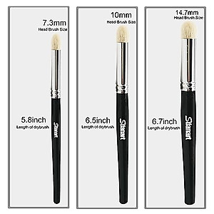 Sdanart Drybrush Set Hobby Drybrush Paint Brush,Detail Paint Brush Set,3 pcs Professional Art and Advanced Acrylic Paint Brushes for Tabletop&Wargames Miniature Watercolor Oil Painting,Model