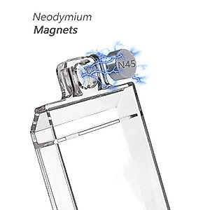 Magnetic Light Switch Guards, ILIVABLE Light Switch and Outlet Cover for Flat Modern Switches, Not Child Proof (Clear, 2 Pack)