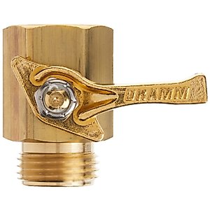 Dramm 12353 Heavy-Duty Brass Shut-Off Valve