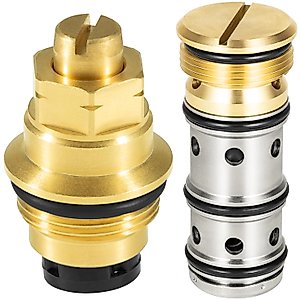 Yoursme 1423 Balancing Spool 132343 & 12318 Stop-Check Valve Kit for Moen Tub and Shower Faucets