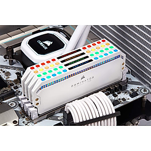 CORSAIR Dominator Platinum RGB 32GB (2x16GB) DDR4 3200 (PC4-25600) C16 1.35V Desktop Memory - White