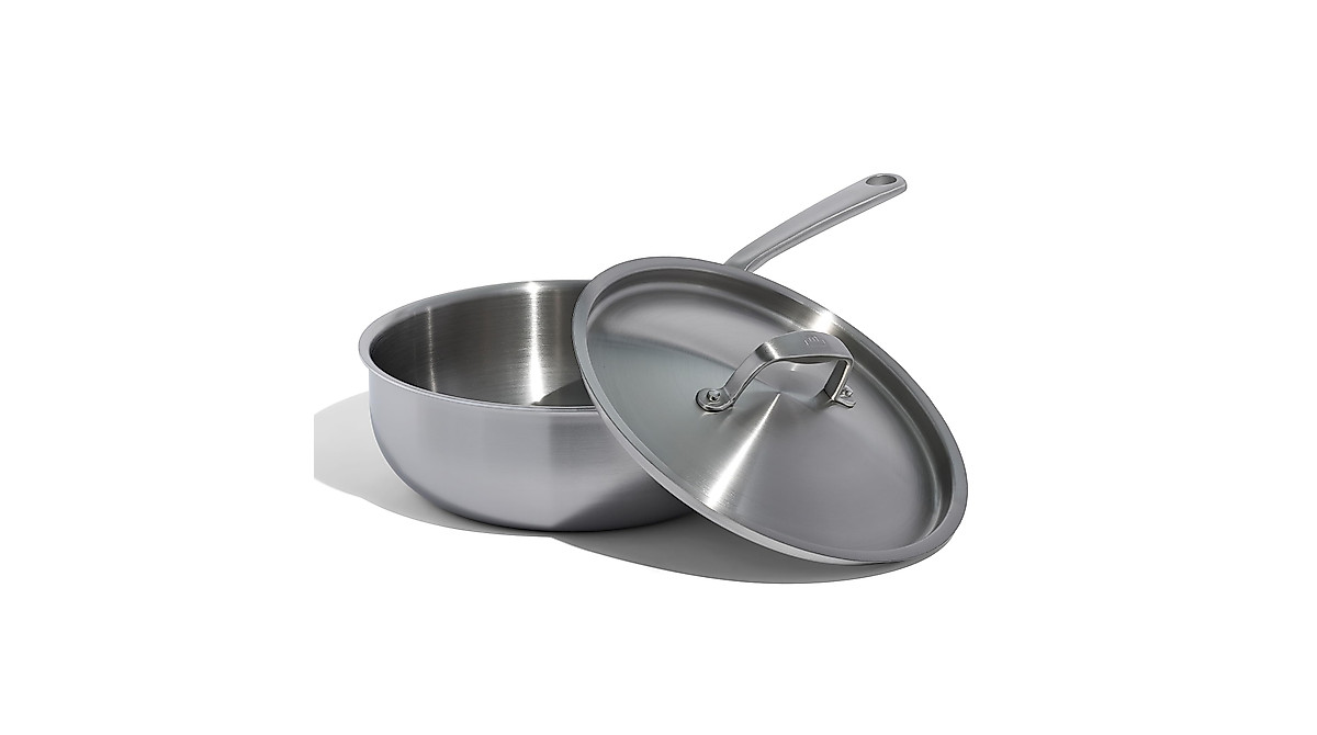 Made In Cookware 3-Quart Stainless Steel Saucier Pan | Italian Made