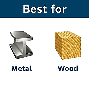 BOSCH T1018AFP1 10 In. 24 TPI T-Shank Precision Jigsaw Blade Ideal for Cutting Wood and Metal Sandwich Materials