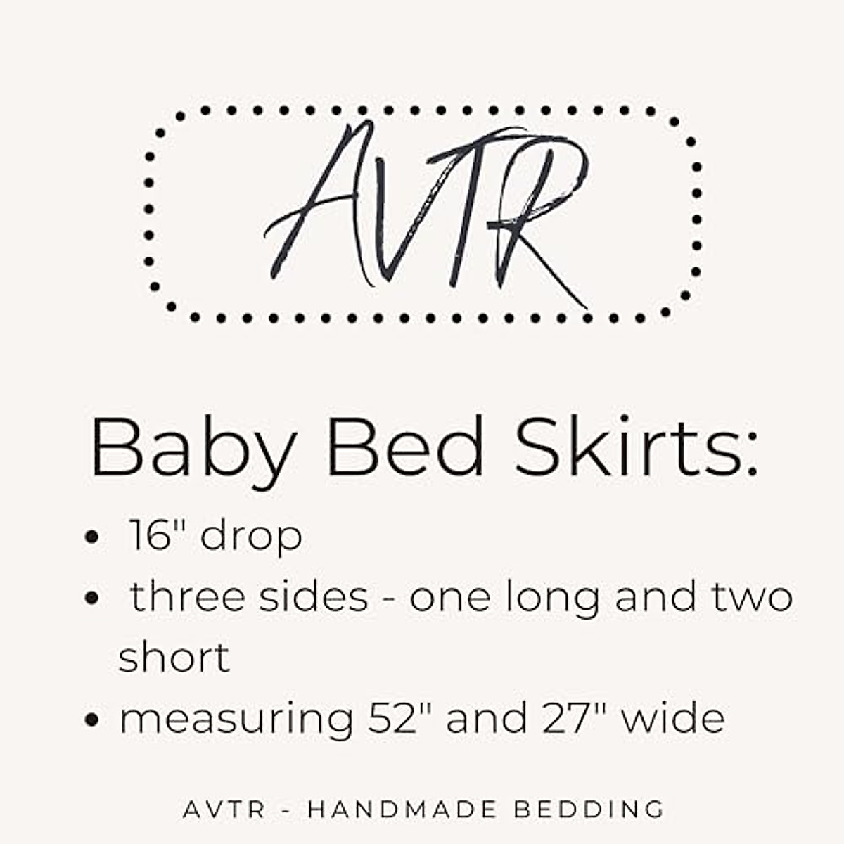 Lilac Purple Ruffle Crib Bed Skirt, Boho Baby Girl Ruffled Bedding Dust Ruffle Skirts, Extra Long 16 inch Gathered Standard Bedskirt Nursery Decor, AVTRBoutique