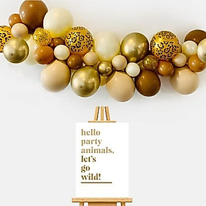 25PCS Leopard Balloons Cheetah Print Balloons Cheetah Balloons Leopard Print Balloons Jungle Animal Balloons Safari Balloons