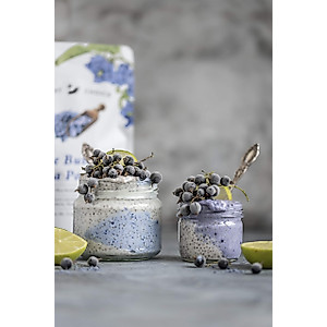 Ancient Choice - Butterfly Pea Flower Powder (4 ounce) | Blue Matcha Tea | Ceremonial (Highest) Grade | Adaptogenic Raw Culinary | Natural Food Coloring | Thai Non-GMO | Vegan