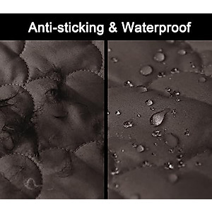 CHHKON Waterproof Nonslip Recliner Cover Stay in Place, Dog Couch Chair Cover Furniture Protector, Ideal Loveseat Slipcovers for Pets and Kids (Chocolate, 30'')