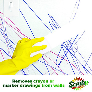 (20 Pack) Extra Thick Magic Sponge Eraser by SCRUBIT- Kitchen, Bathroom, Floor and Wall Cleaner - Miracle Melamine Cleaning Sponges- Durable Long Lasting Foam Scrubbing Pads for Tough Stains and Dirt