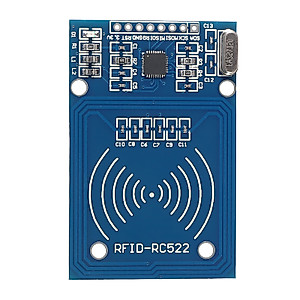Alinan 6pcs RFID Kit MFRC522 RF IC Card Sensor Module with S50 Blank Card and Key Ring
