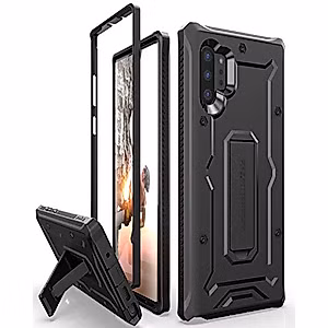 ArmadilloTek Vanguard Designed for Samsung Galaxy Note 10+Plus Case (2019 Release) Military Grade Full-Body Rugged with Kickstand Without Built-in Screen Protector - Black