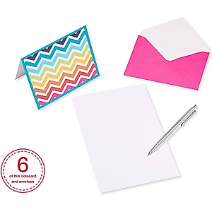 American Greetings Blank Cards Assortment with Envelopes, Bright Patterns (30-Count)