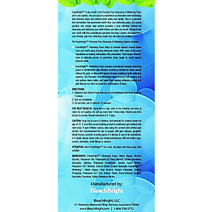 Retainer Cleaner & Aligner Cleaner FoamBright, Great for Invisalign, Teeth Whitening Foam, Candid, Byte, Denture Whitener Toothpaste & Braces Cleaning Peroxide Free Oral Care Replaces Tablets, Paste, Gel