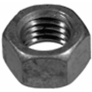 Hillman Fastener 810512 Coarse Galvanized Hex Nuts 1/2"-13, Pack of 1, White