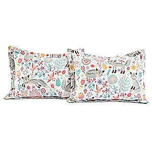 Lush Decor Pixie Fox 6 Piece Daybed Cover Set, Gray & Pink, 39"x75"