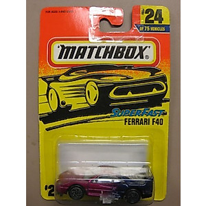Matchbox Super Fast Ferrari F40 #24-75 by Matchbox