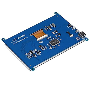 Cryfokt Fullview Plus Screen Case, Shell Case Screen, Backlit Control Support with Plastic Bracket for Raspberry Pi Support (Plastic Bracket Shell + 7-inch Display)