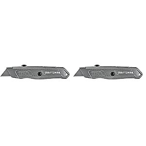 CRAFTSMAN Utility Knife, Retractable, 3 Blades Included (CMHT10585​) (Pack of 2)