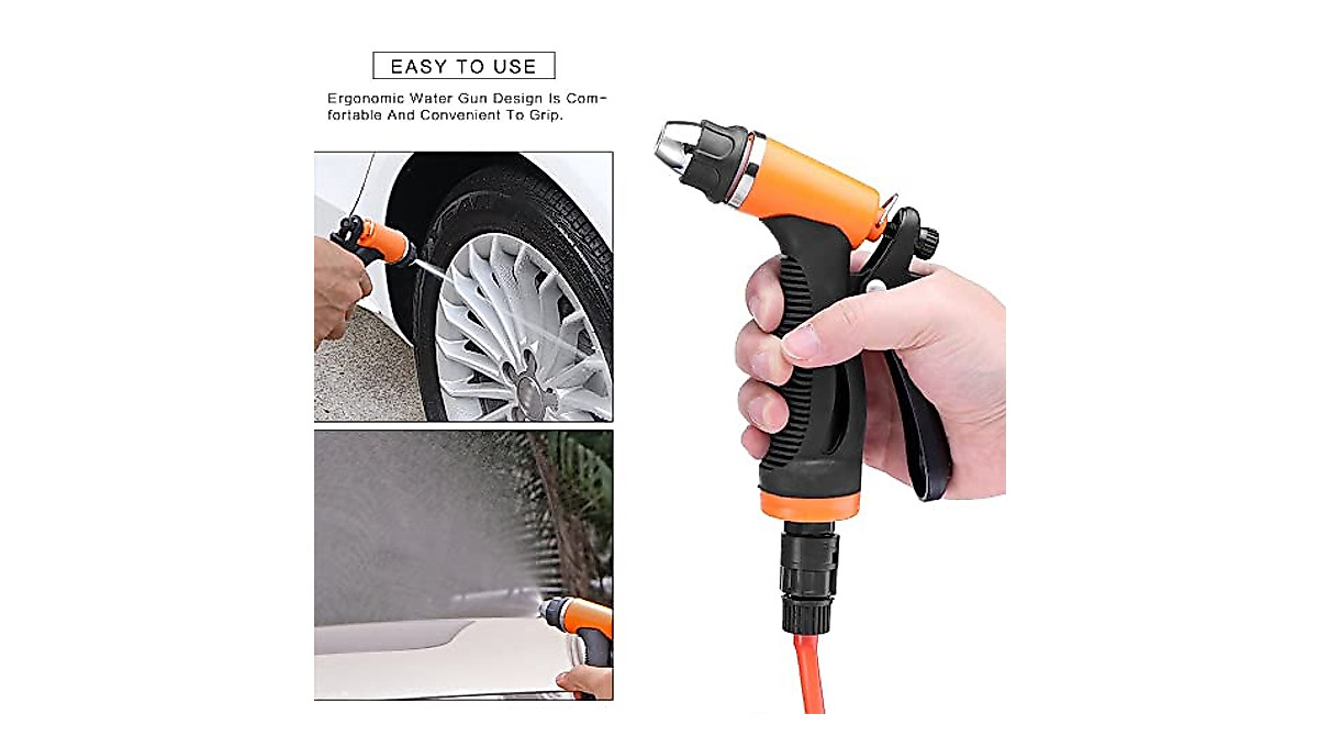 Portable Car Washer Kit - 12V Electric Pressure Washer 130PSI