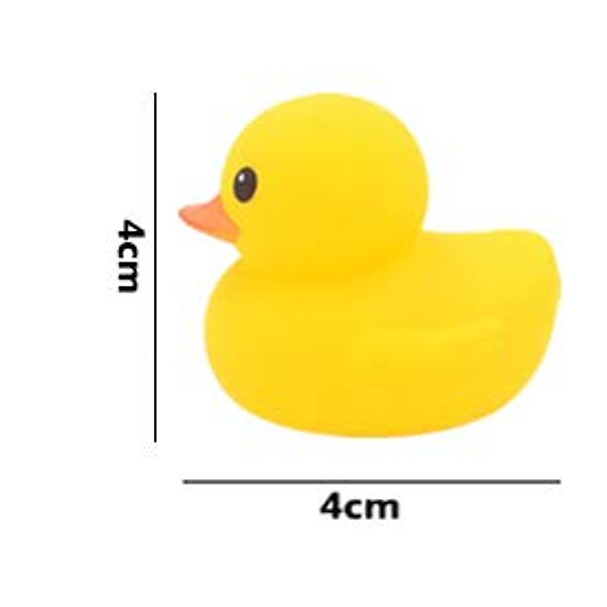 Wankko Mini Yellow Rubber Bath Ducks for Child 24pcs