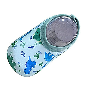 Lykmera Baby Kids Swim Shoes Boys Girls Water Shoes Cartoon Shoes Socks Shoes Barefoot Non-Slip Shoes Toddler Beach Shoes (Green, 12-18 Months)