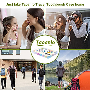 Travel Toothbrush Case, Breathable Toothbrush Travel Containers, Portable Protective Toothbrush Holder Case for Travel, Camping, School, Home, Gym, Vacation (13 Packs)