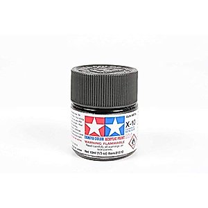 TAMIYA Acrylic Mini X10 Gun Metal TAM81510 Plastics Paint Acrylic
