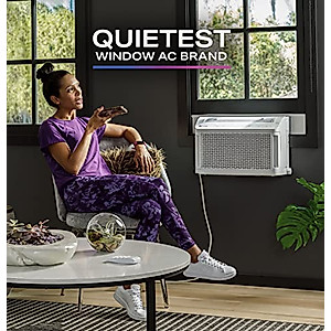GE Profile ClearView Window Air Conditioner 8,300 BTU, WiFi Enabled, Ultra Quiet for Medium Rooms + GE Profile Air Purifier | Removes Allergens, Odors & Other Impurities Bundle