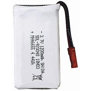 4PCS 3.7V 1200mAh Lithium Battery with 4 in 1 Charger for X900 X9TW Folding Quadcopter