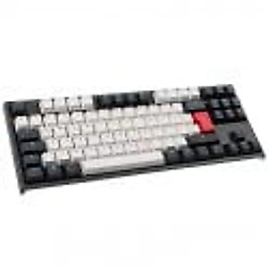 Ducky ONE 2 TKL Tuxedo Gaming Tastatur, MX-Speed-Silver - Schwarz/weiß/Rot