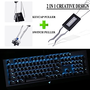 Keycap Puller Stainless Steel Key Removal Tool Keycaps Remover for Mechanical Keyboard Removing Fixing Tools